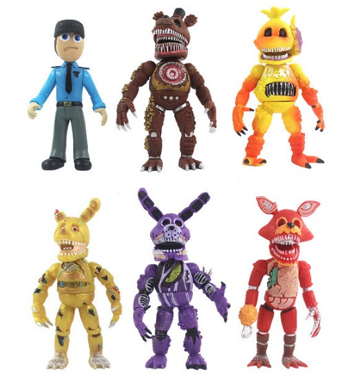 Набор фигурок аниматроники ФНАФ - (Five night at Freddy`s) (6 шт.) №6 ...