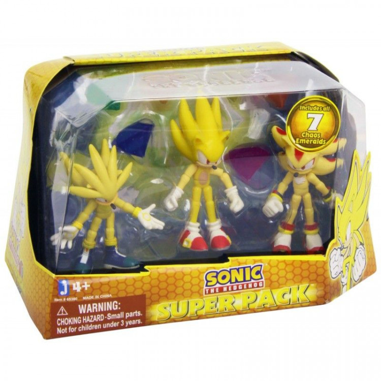 Фигурки Соник 3в1 - Sonic super pack (8см) купить в интернет-магазине ...